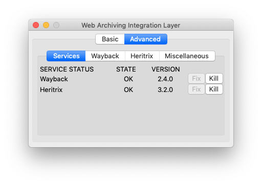 Web Archiving Integration Layer (WAIL)